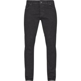 Bequeme Jeans 2Y Premium "2Y Premium Herren 2Y Tapered Fit Jeans", Damen, Gr. 31, Normalgr&ouml;&szlig;en, schwarz, 97% Baumwolle, 3% Elasthan, unifarben, normal, Jeans