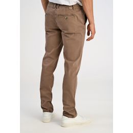 Chinos LINDBERGH "Chino Relaxed Loose Fit", Damen, Gr. S, grau (dk stone), Obermaterial: 98% Baumwolle, 2% Elasthan, unifarben, relaxed fit, Hosen