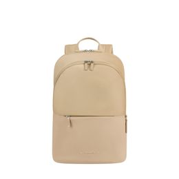 Laptoprucksack Samsonite, Gr. B/H/T: 27cm x 39,5cm x 15cm, sand, Rucks&auml;cke Laptoprucksack, Busisnessrucksack mit verstellbaren Schulterriemen