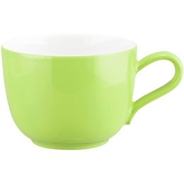 Tasse Seltmann Weiden "Liberty Pure Colors", lime gr&uuml;n, B:11,6cm H:6,4cm &Oslash;:8,7cm, Porzellan, Trinkgef&auml;&szlig;e, Tasse, Kaffeetasse
