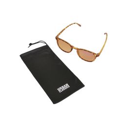 Sonnenbrille Urban Classics "Urban Classics Unisex Sunglasses Arthur UC", Damen, braun leo, ros&eacute;, Sonnenbrillen Sonnenbrille