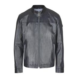 Bugatti Lederjacke 'BUAlessio' Herren Gr&ouml;&szlig;e L dunkelblau