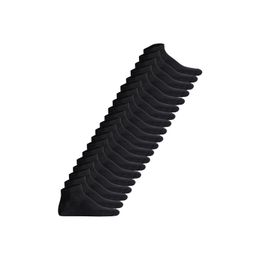 Jack & Jones Kurzsocken JACK & JONES "Socken JACDONGO SOCKS 20 PACK 20er Pack", Herren, Gr. 40-46, schwarz, Obermaterial: 72% Baumwolle CO. 26% Polyester PES. 2% Elasthan EL., Socken