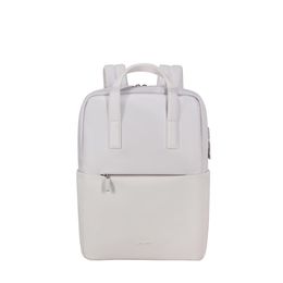 Laptoprucksack Samsonite, Gr. B/H/T: 27cm x 37,5cm x 11cm, grau, Rucks&auml;cke Laptoprucksack, Busisnessrucksack mit verstellbaren Schulterriemen