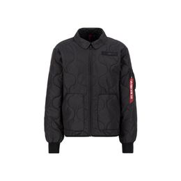 Fieldjacket Alpha Industries "ALS Jacket", Herren, Gr. M, schwarz, Obermaterial: 100% Polyester, Futter: 100% Polyester, Jacken