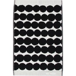 G&auml;stehandtuch Marimekko "R&Auml;SYMATTO", wei&szlig;,schwarz, B:30cm L:50cm, Frottee, Baumwolle, Handt&uuml;cher, 100% Baumwolle, weich, 30 x 50 cm