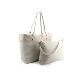Tragetasche GATTINONI "Teodosia Smooth Reversible Bag Damen", Damen, Gr. onesize, sanftes wei&szlig;, Polyurethan, Taschen, Tragetasche Damen, Shopper, Wendetasche, Fashion, Lifestyle, Sale