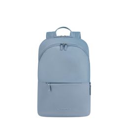 Laptoprucksack Samsonite, Gr. B/H/T: 27cm x 39,5cm x 15cm, hellblau, Rucks&auml;cke Laptoprucksack, Busisnessrucksack mit verstellbaren Schulterriemen