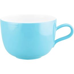 Tasse Seltmann Weiden "Liberty Pure Colors", lagoon blau, B:13,3cm H:7,4cm &Oslash;:10,3cm, Porzellan, Trinkgef&auml;&szlig;e, Tasse, Kaffeetasse