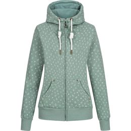 Ankerglut Ankerglutfreundschaft Damen Sweatjacke gr&uuml;n 36 - Damenjacken