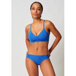 Triangel-BH Skiny "Sensation", Damen, Gr. 70, Cup B, nebulas blau, Obermaterial: 62% Polyacryl, 38% Elasthan, unifarben, BHs Triangel-BH