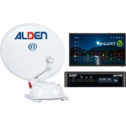 Alden Onelight@ 60 HD EVO vollautomatische Satellitenanlage Ultrawhite inkl. S.S.C. HD Steuermodul / LTE Antenne / Smartwide LED TV 22 Zoll - Camping-