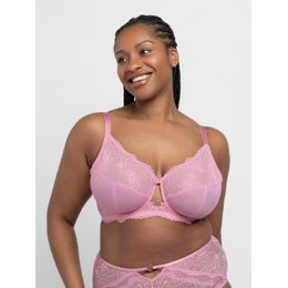 B&uuml;gel-BH Dorina "Cassandra", Damen, Gr. 85, Cup E, pink, Obermaterial: 64% Polyamid, 22% Polyester, 14% Elasthan, BHs B&uuml;gel-BH