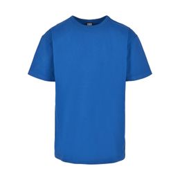 T-Shirt Urban Classics "Urban Classics Herren Oversized Tee", Damen, Gr. L, sportyblau, 100% Baumwolle, unifarben, oversize, Rundhals, Shirts T-Shirt