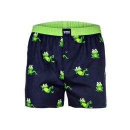 Webboxer Happy Shorts "Web-Boxershorts 1er Pack", Damen, Gr. L, bunt (frog), Obermaterial: 100% Baumwolle CO., Unterhosen