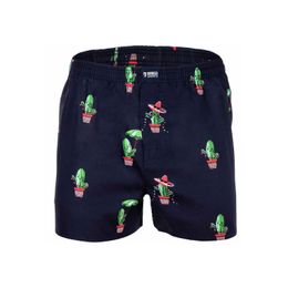 Webboxer Happy Shorts "Web-Boxershorts 1er Pack", Damen, Gr. L, bunt (mexican cactus), Obermaterial: 100% Baumwolle CO., Unterhosen