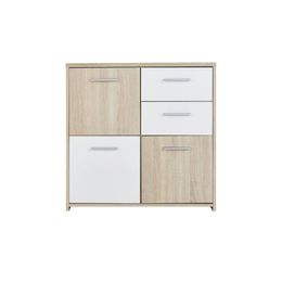 Primo Kommode Quadro holzfarben Ma&szlig;e (cm): B: 77 H: 78 T: 30.0 &raquo; M&ouml;bel Kraft