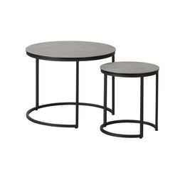 Jette Home Beistelltisch Set Twins III grau Ma&szlig;e (cm): H: 43 &Oslash;: 58.0 &raquo; M&ouml;bel Kraft