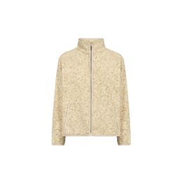 Outdoorjacke soyaconcept "Soya Concept Jacket SC-BESSIE", Gr. L, 91620 cream melange, Obermaterial: 100% Polyester, Jacken Outdoorjacke