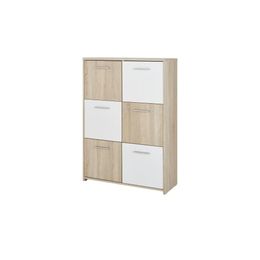 Primo Kommode Quadro holzfarben Ma&szlig;e (cm): B: 77 H: 113 T: 30.0 &raquo; M&ouml;bel Kraft