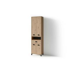 by Living Hochschrank braun Ma&szlig;e (cm): B: 54 H: 193 &raquo; M&ouml;bel Kraft