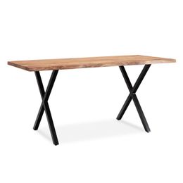 Wohnling WL7.274 Schreibtisch Akazie 180 cm x 90 cm x 76 cm