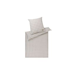 JOOP! Soft-Flanell-Bettw&auml;sche Soft Checks creme Ma&szlig;e (cm): B: 135 &raquo; M&ouml;bel Kraft