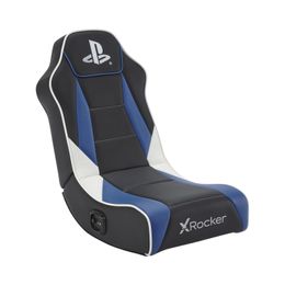 X Rocker Sony Playstation&reg; Geist 2.0 Floor Rocker Gaming-Bodensessel mit 2.0 Audiosystem f&uuml;r Kinder & Jugendliche - schwarz/blau