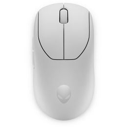 Dell Alienware Pro Wireless-Gamingmaus mit kabelgebundener Option, Lunar Light