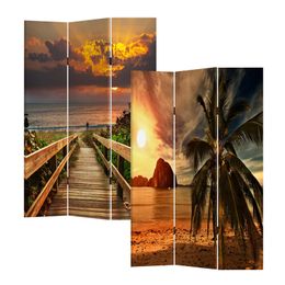 HTI-Line Paravent Sonnenuntergang