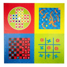 HTI-Living Spielmatte Set, 4 Spiele 100 Teile