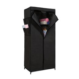 HTI-Living Stoffschrank L Lena Dunkelgrau