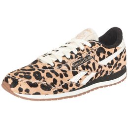 Sneaker Reebok CLASSIC "CLASSIC AZ", Herren, Gr. 38, cheetah, schwarz, chalk, Leder, Synthetik, Schuhe Sneaker