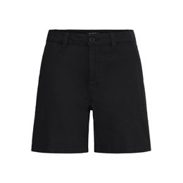Chinoshorts oxmo "Chinoshorts OXKvita", Damen, Gr. 40, N-Gr, schwarz, Obermaterial: 99% Baumwolle CO. 1% Elasthan EL., Hosen Chinoshorts