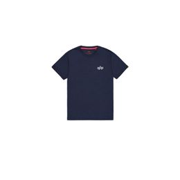 T-Shirt Alpha Industries "Signature Backprint T-Shirt", Herren, Gr. 3XL, blau (rep.blau), Obermaterial: 100% Baumwolle, Shirts T-Shirt