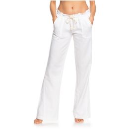 Strandhose Roxy "OCEANSIDE PANT", Damen, Gr. L (40), N-Gr, sea salt, Obermaterial: 55% Leinen, 45% Viskose, Hosen Strandhose, in gro&szlig;en Gr&ouml;&szlig;en