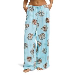Stoffhose Billabong "Beach Bound", Damen, Gr. M, clearwater, Obermaterial: 100% Viskose;, Hosen Stoffhose