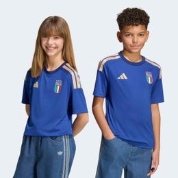 Fu&szlig;balltrikot adidas Performance "ITALIEN 26 FAN KIDS HEIMTRIKOT", Jungen, Gr. 140, bold blau, Obermaterial: 100% Polyester, Trikots Fu&szlig;balltrikot