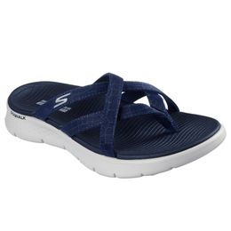 Zehentrenner Skechers "GO WALK FLEX SANDAL-SSSELENA", Herren, Gr. 39, navy, Textil, Schuhe Zehentrenner, Sommerschuh, Strandschuh, Sandale, Badeschuh mit Komfortfu&szlig;bett