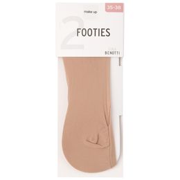 Gina Benotti 2 Paar Damen Ballerina-F&uuml;sslinge ohne Naht