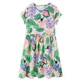 Yigga M&auml;dchen Kleid mit Allover-Muster