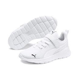 Sneaker Puma "Anzarun Lite Kids Sneaker Kinder", Kinder, Gr. 27,5, wei&szlig;, Obermaterial: Textil, Synthetik. Futter: Textil. Innensohle: Textil. Laufsohle: Synthetik, Gummi, Schuhe Sneaker