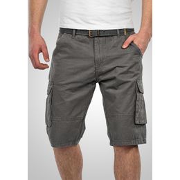 Cargoshorts Alessandro Salvarini "ASNico", Herren, Gr. W29, Normalgr&ouml;&szlig;en, grau, Obermaterial: 100% Baumwolle, Hosen, inklusive passendem G&uuml;rtel