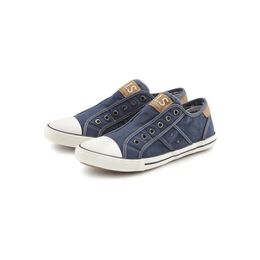 H.I.S. H.I.S Sneaker 'Textilschuh, Stoffschuh, Turnschuh, Halbschuh, Freizeitschuh, Slipper' blau Gr. 43 f&uuml;r Damen