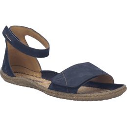 Sandale Josef Seibel "Caitlyn 02, ocean", Damen, Gr. 36, blau (ocean), Obermaterial: 100% Rindsleder Leather cow., Schuhe Sandale