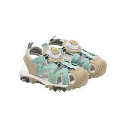 Mikk-line Halbsandalen in Beige/ T&uuml;rkis - 39% | Gr&ouml;&szlig;e 32 | Kindersandalen