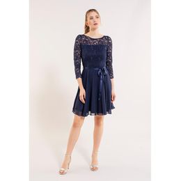 Swing Kleid in Dunkelblau - 62% | Gr&ouml;&szlig;e 42 | Damen-kleider