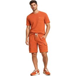 Geographical Norway Cargobermudas "Palafel" in Orange - 69% | Gr&ouml;&szlig;e M | Herren-plussize