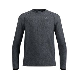 Odlo Lauflongsleeve "Essential Seamless" in Grau - 45% | Gr&ouml;&szlig;e M | Herren-sportshirts