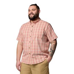 Columbia Hemd "Rapid Rivers II" in Rot/ Beige - 62% | Gr&ouml;&szlig;e XL | Herren-plussize